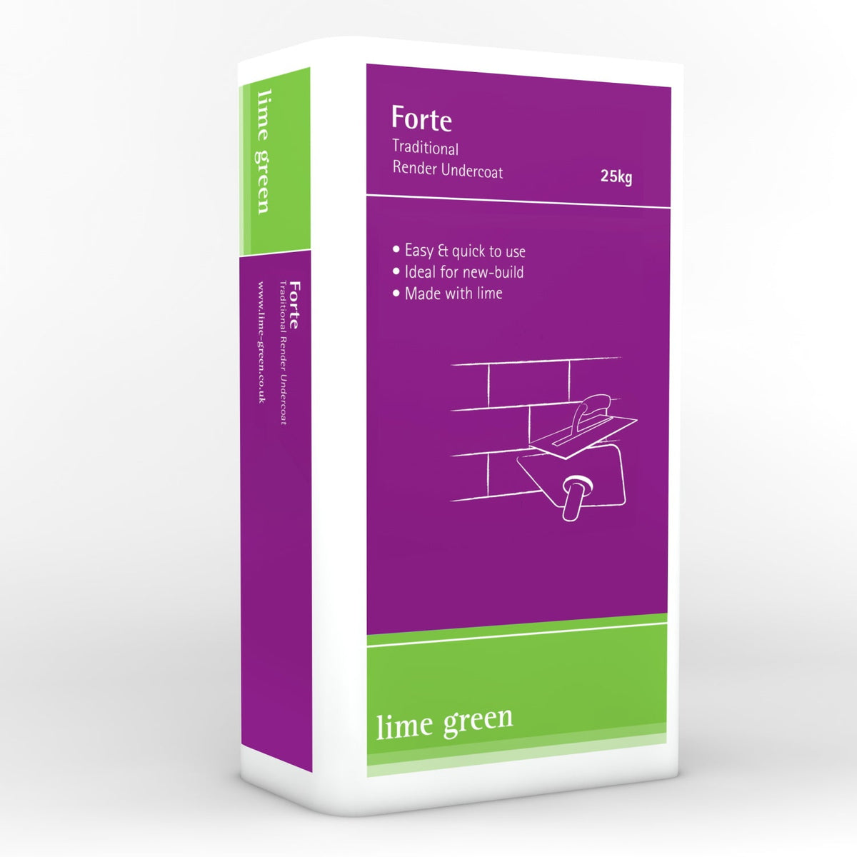 Lime Green Forte (Render Base Coat) - 25kg – Ultimate Insulation Supplies