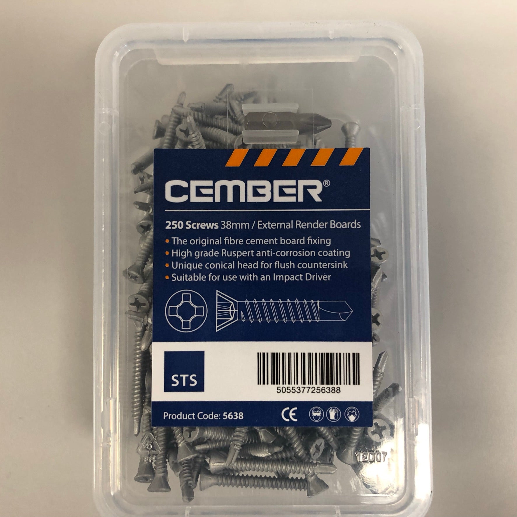38mm STS CEMBER External Render Board Screws – Ultimate Insulation Supplies